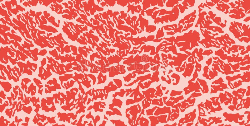 Meat Marbled Background. Vector Illustration Stock Vector ...