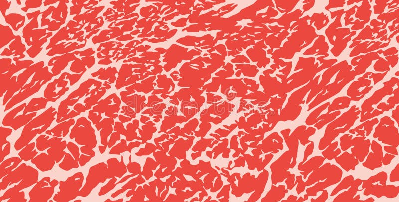 Meat Marbled Background. Vector Illustration Stock Vector ...