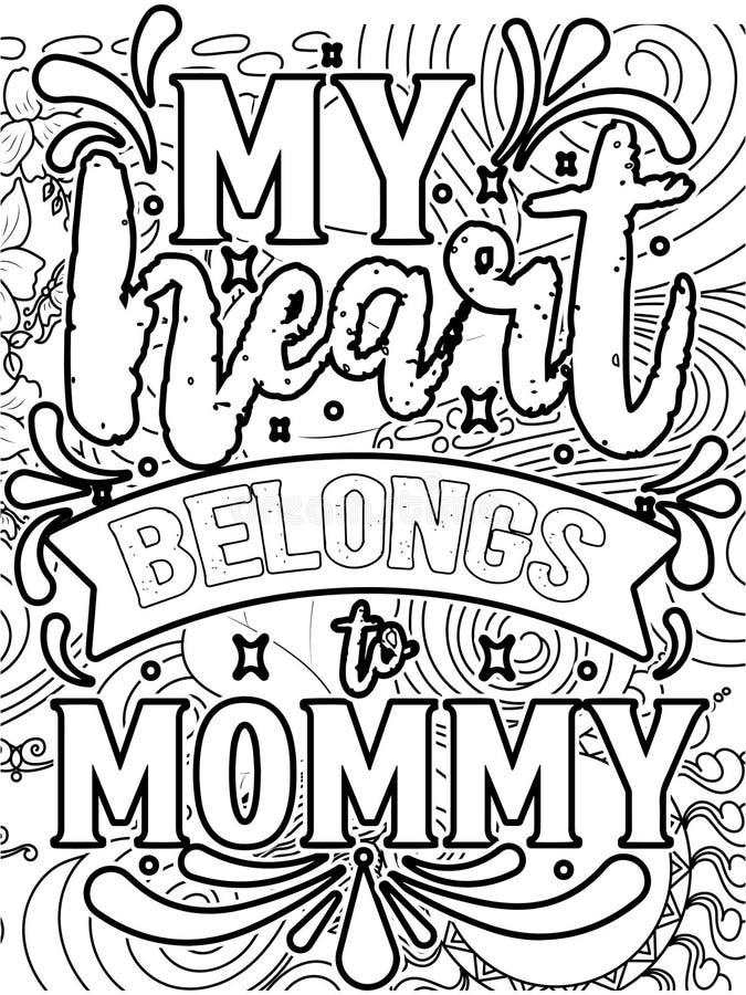 Inspirational Words Coloring Book Pages.motivational Quotes Coloring ...