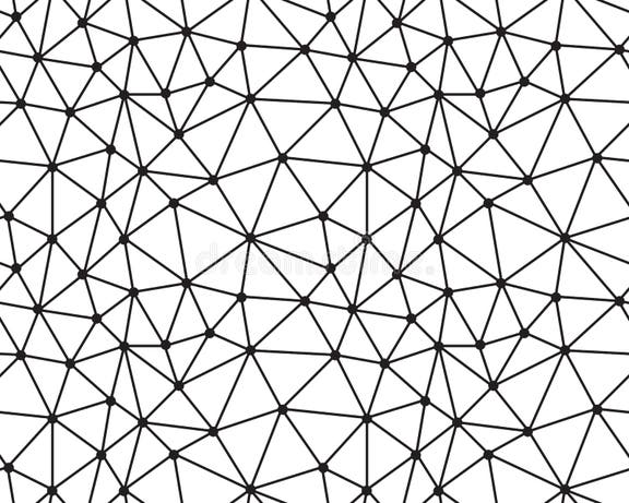 Seamless Pattern from Grid of Triangles Stock Illustration ...