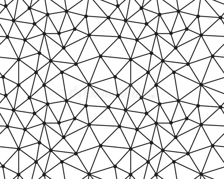 Seamless Pattern from Grid of Triangles Stock Illustration ...