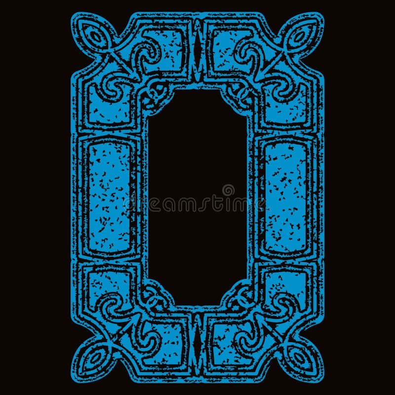 Decorative Ancient Uppercase Letter in Grunge Style.Vector Art Font ...