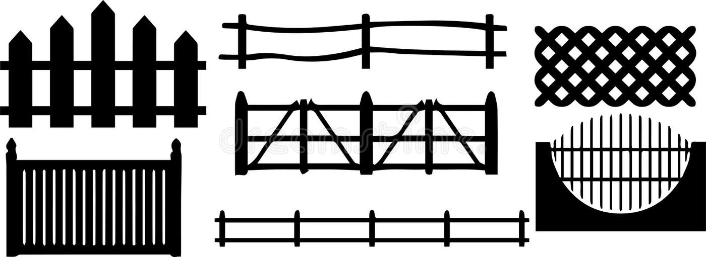 Fance Silhouette Stock Illustrations – 125 Fance Silhouette Stock ...