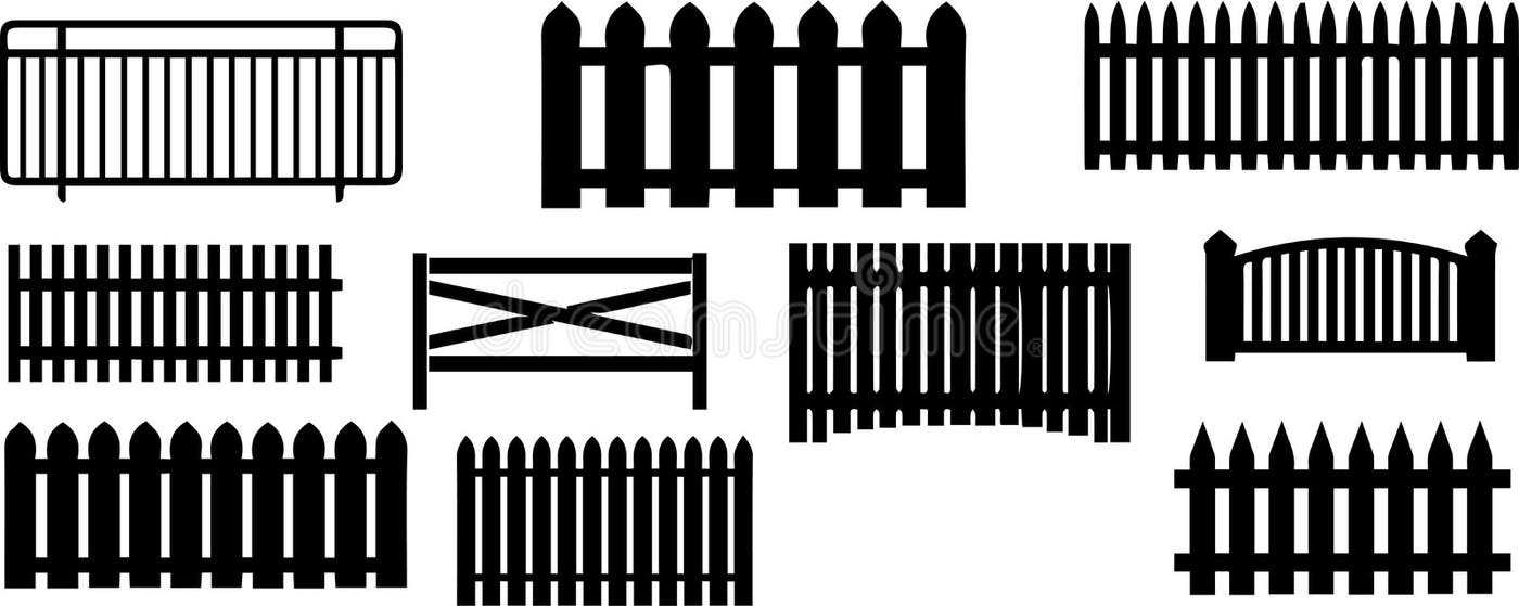 Fance Silhouette Stock Illustrations – 125 Fance Silhouette Stock ...