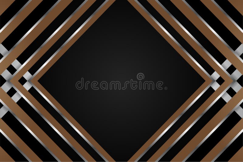 Abstract Golden Luxury Background with Geometric Graphic Elements for ...
