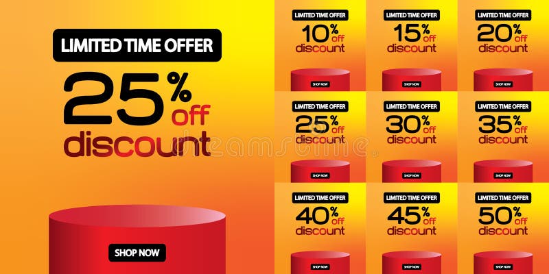 Orange Limited Time Offer Special Offer, Coupons, and Off Discount Set ...