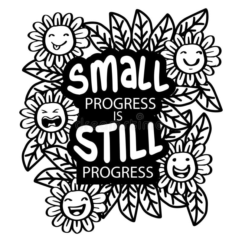 Small Progress Poster Design. Fitness Vector Motivation Print Stock ...