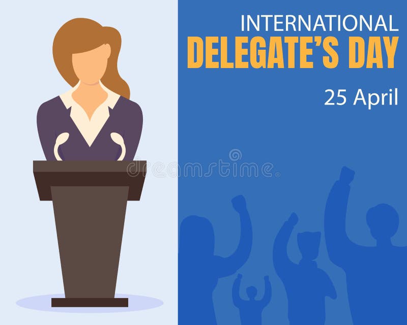 Illustration Vector Graphic of a Woman Representative Delegation and ...