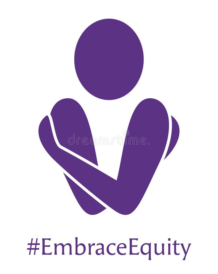 Embrace Equity logo stock vector. Illustration of women - 268112918