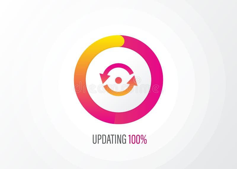 Loading Circle Percentage 100,updating, Cloud Download, Upload Files ...