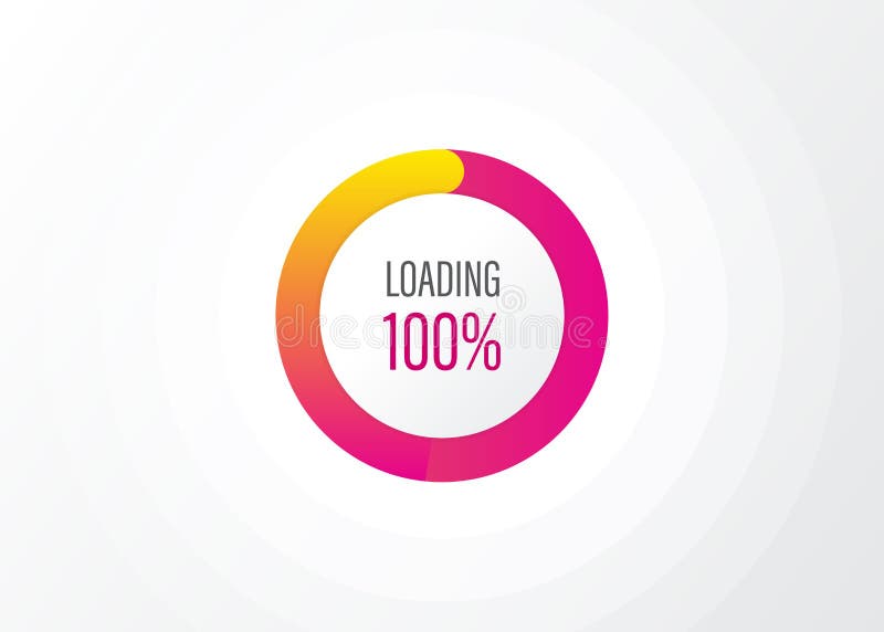 Loading Circle Percentage 100,updating, Cloud Download, Upload Files ...