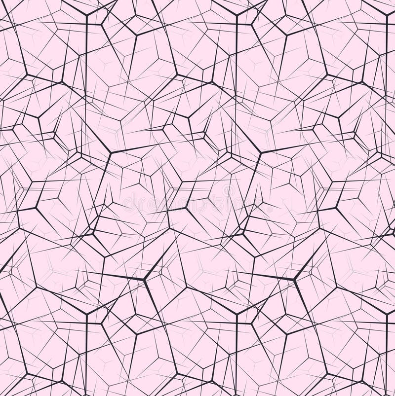 Abstract Geometric Pattern by Crossing Thin Straight Lines. Stylish ...