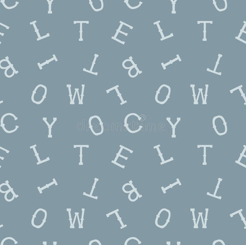 Alphabet Pattern. Letters on Pink Background. Stock Vector ...