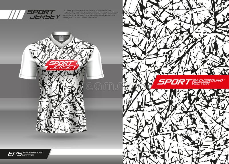 Sports Shirts Jersey Sublimation Front View, Abstract Texture Design ...