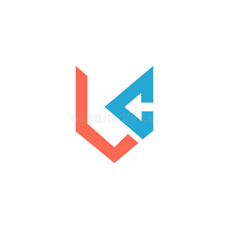 Alphabet Initials Logo LC, CL, C and L Stock Vector - Illustration of ...