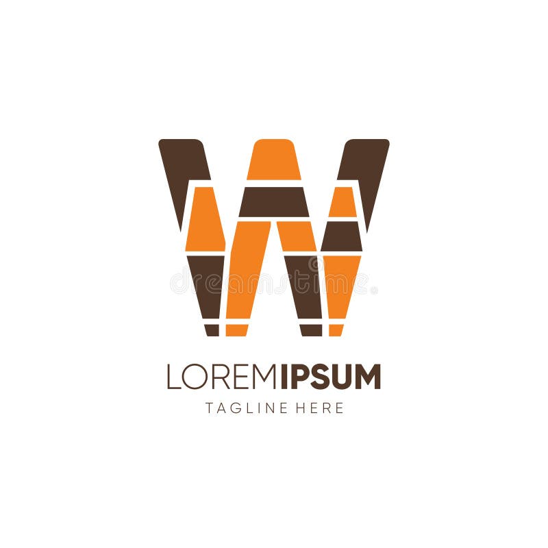 Letter Initial W Flooring Logo Design Vector Icon Graphic Emblem ...