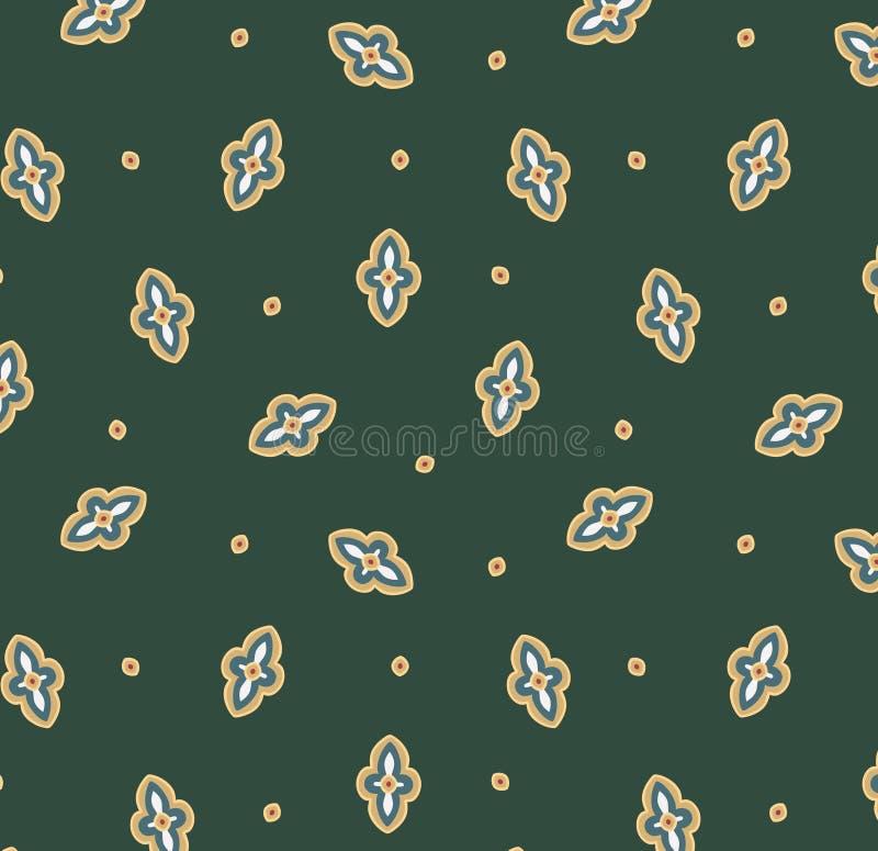 Elegant Masculine Common Geometric Motif Abstract Paisley Shape ...