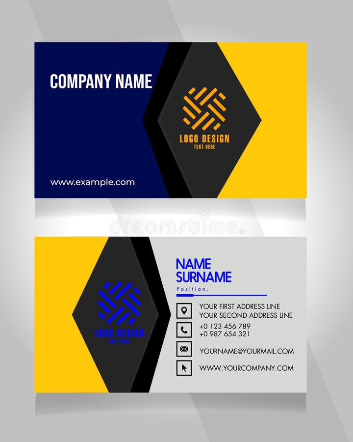 Creative and Modern Business Card Template. Elegant Luxury Business ...