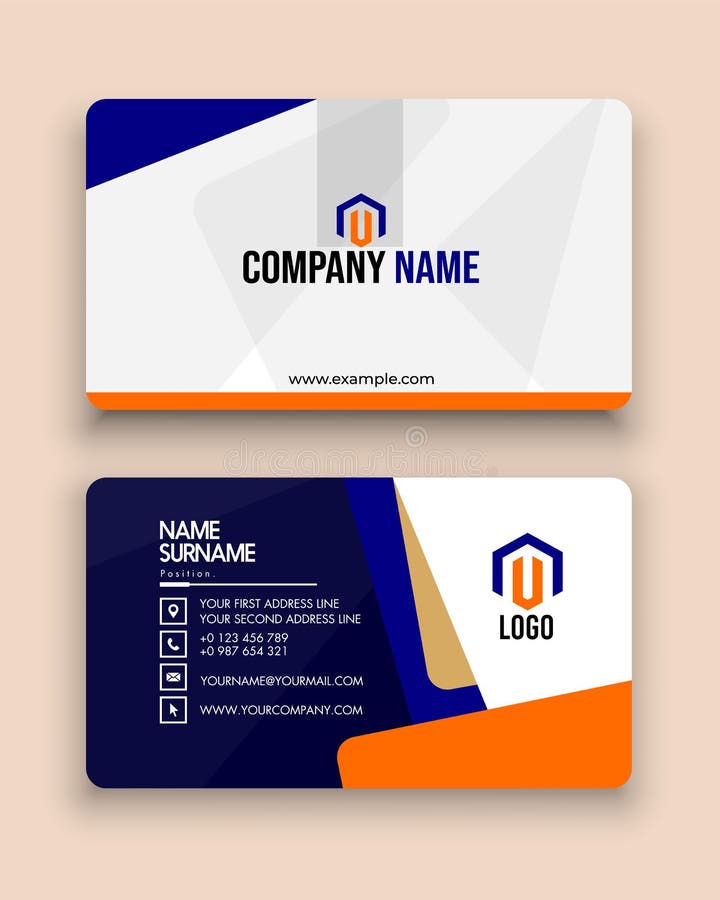 Creative and Modern Business Card Template. Elegant Luxury Business ...