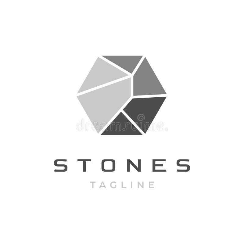 Stone logo design stock vector. Illustration of floor - 269512010