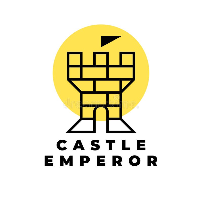 Castle logo design stock vector. Illustration of print - 269512220
