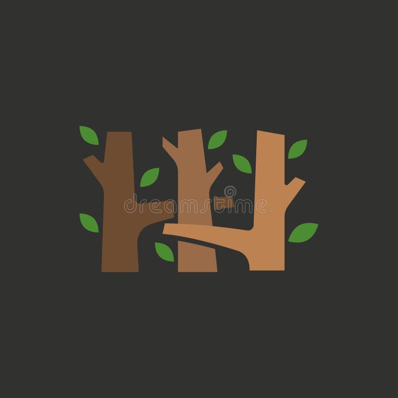 Forest logo design stock vector. Illustration of tourism - 269512223