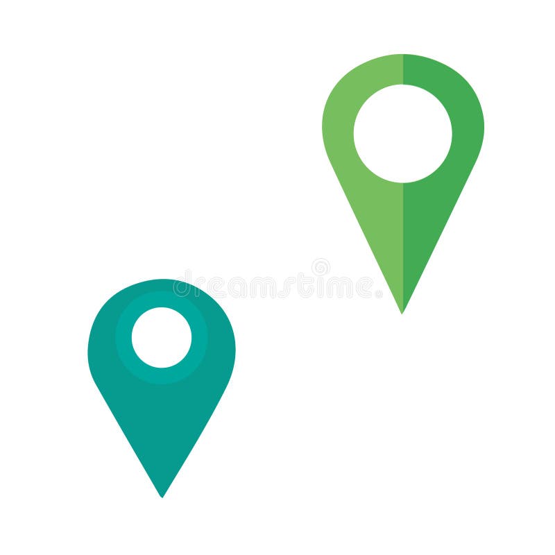 Map Pin Location Icons, Modern Map Markers, Vector Illustration Stock ...