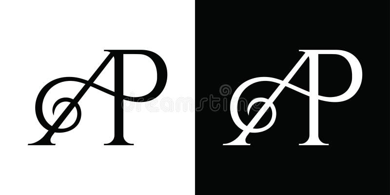 Luxury Letter AP Logo, AP Monogram, Initial AP Logo, AP Logo Stock ...