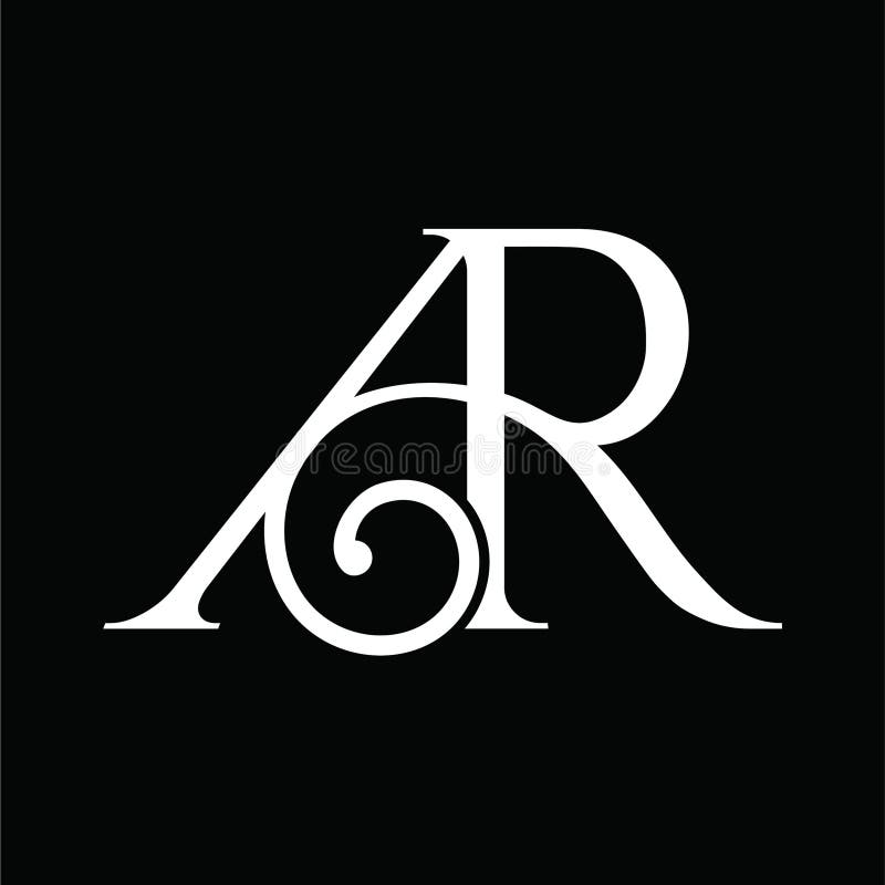 AR Logo Design, AR Monogram, Initial AR Logo, Letter AR Logo Stock ...