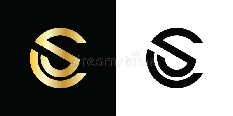 CS, SC Logo Design, CS, SC Monogram, Initials CS, SC Logo, Letter CS ...