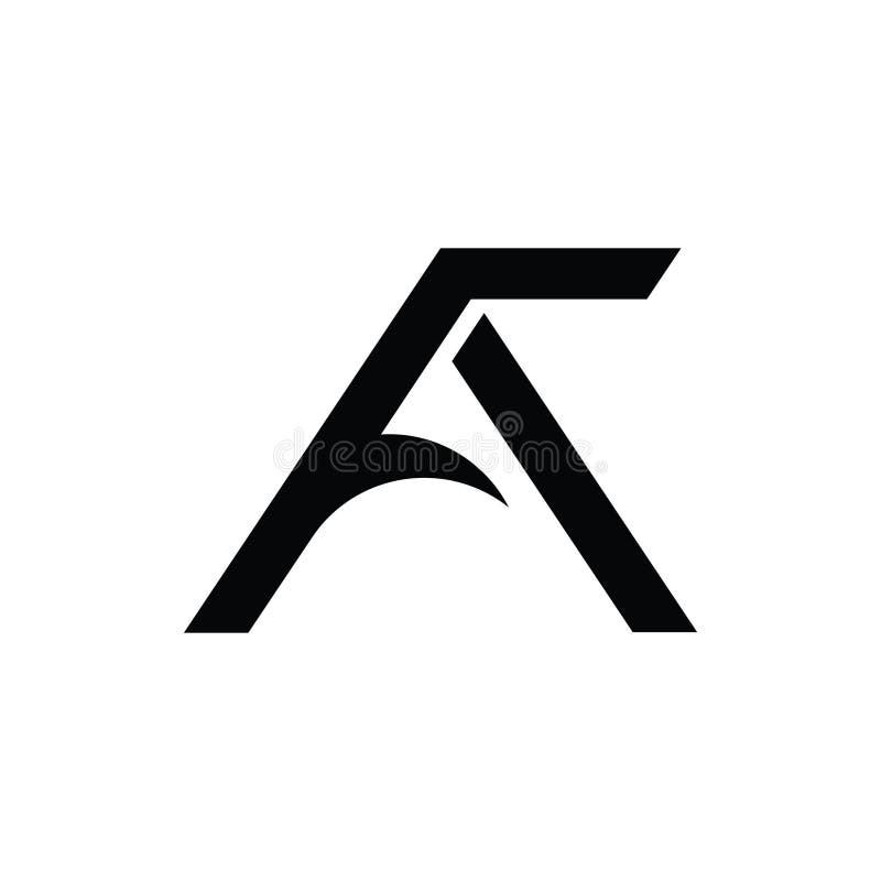 Abstract Letter FA AF Logo, FA AF Monogram, Initial FA AF Logo, Logo FA ...