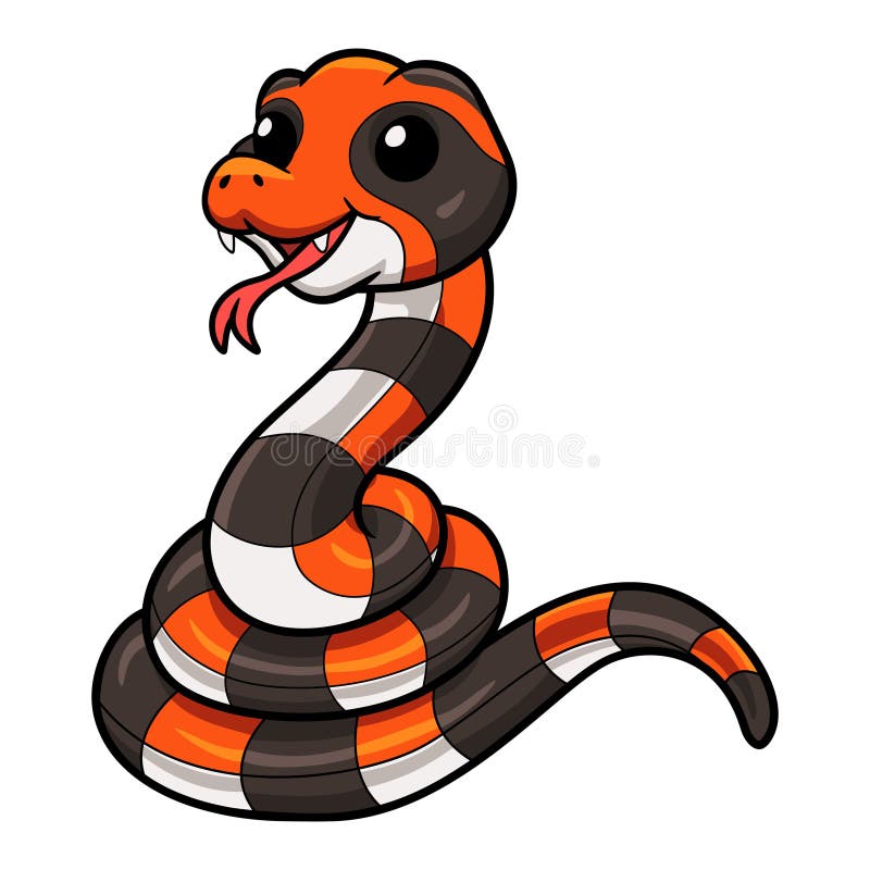 Cute Coral Snake Stock Illustrations – 313 Cute Coral Snake Stock ...