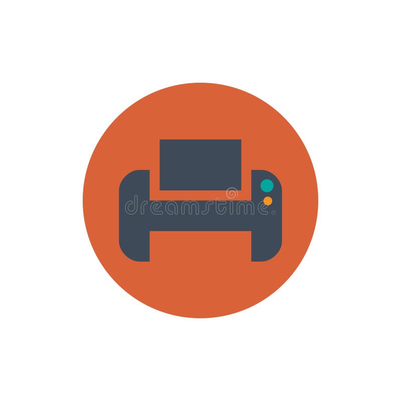 Printer Icon Vector, Flat Illustration of Home Printer Vector Icon for Web Design Stock Vector ...
