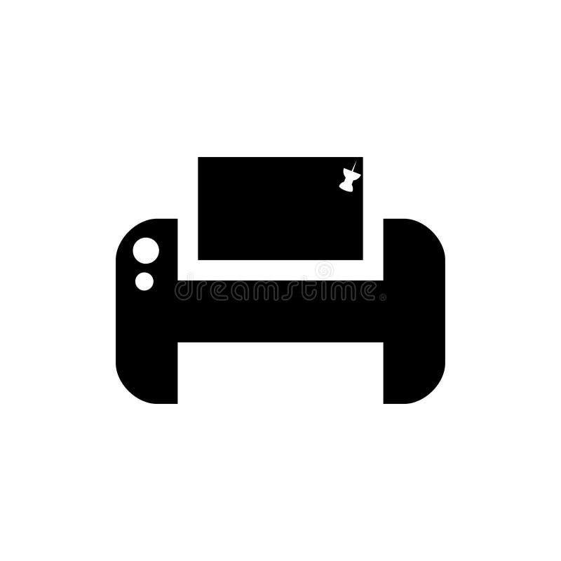 Printer Icon Vector, Flat Illustration of Home Printer Vector Icon for ...