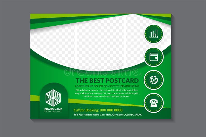 The Best Postcard Flyer Template Design Horizontal Banner Design ...