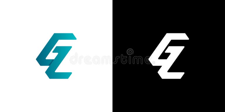 GL Logo, GL Monogram, Initial GL Logo, Letter GL Logo Stock Vector ...
