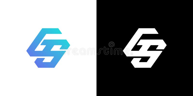 GS Logo, GS Monogram, Initial GS Logo, Letter GS Logo Stock Vector ...