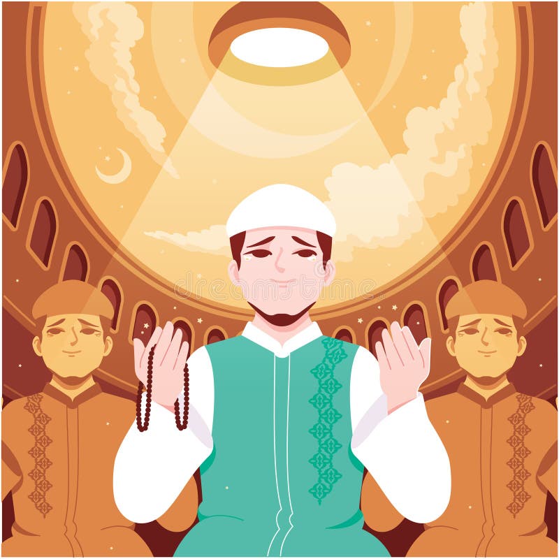Muslim Repentance Stock Illustrations – 75 Muslim Repentance Stock ...