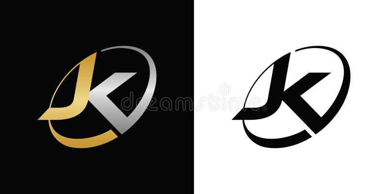 Letter JK Logo, JK Monogram, Initial JK Logo, JK Logo, Letter JK Icon ...