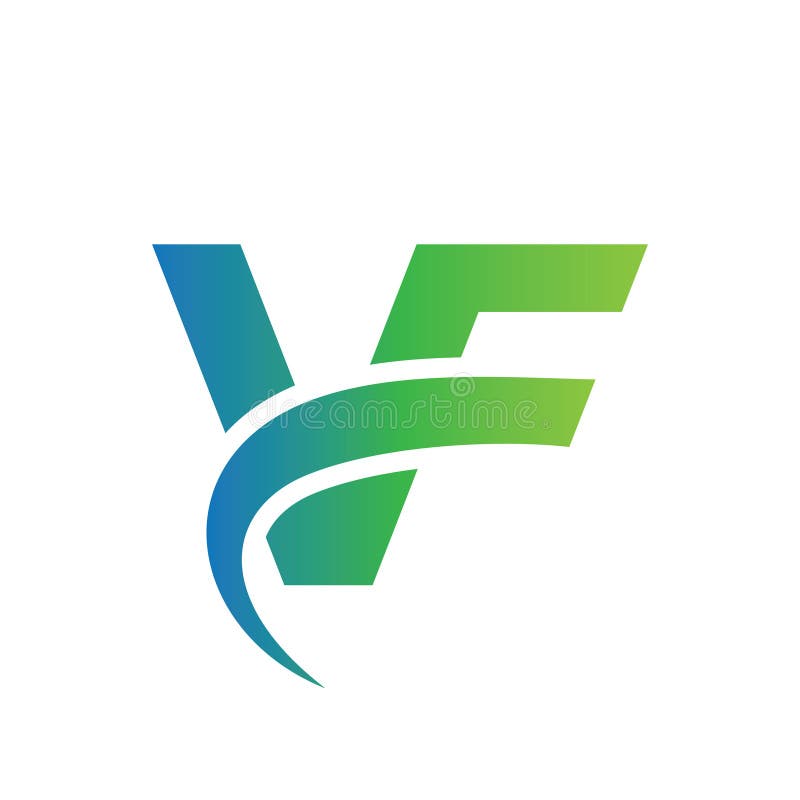 Abstract Letter VF Logo, VF Monogram, Initial VF Logo, VF Logo, Letter ...