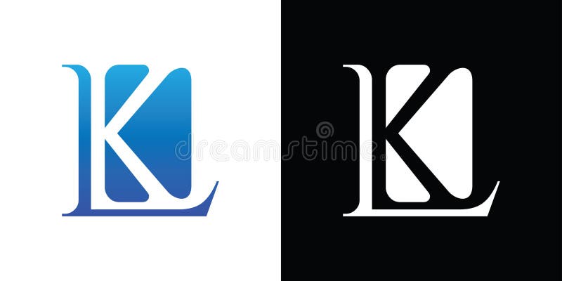 LK Logo, LK Monogram, Initial LK Logo, Letter LK Logo, Luxury Vector ...