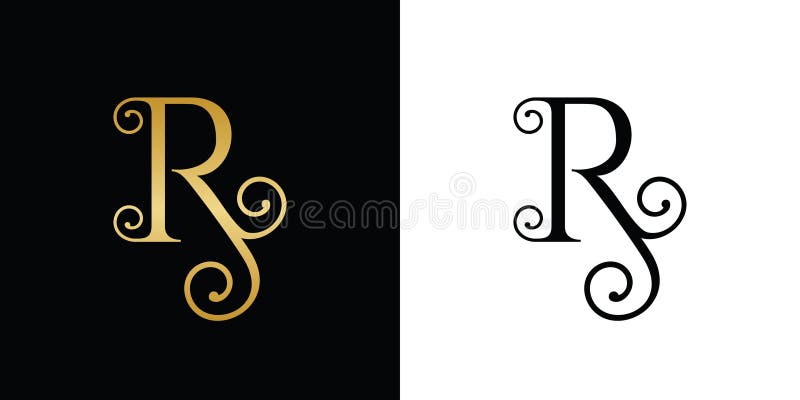 Luxury Letter R Logo, Initial R Logo, R Logo, Letter R Icon Stock ...