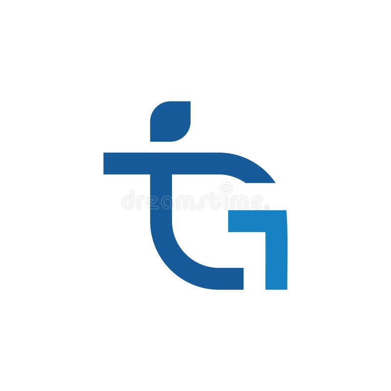 Abstract Letter TG Logo, TG Monogram, Initial TG Logo, TG Logo, Letter ...