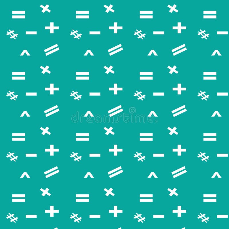 Mathematical Seamless Pattern with Multicolored Numbers on a Black ...