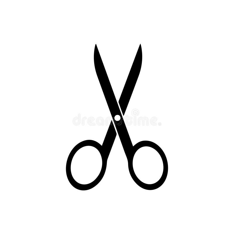 Comb and Scissors Icon. Scissors Hairbrush Vector Illustration, Hair ...