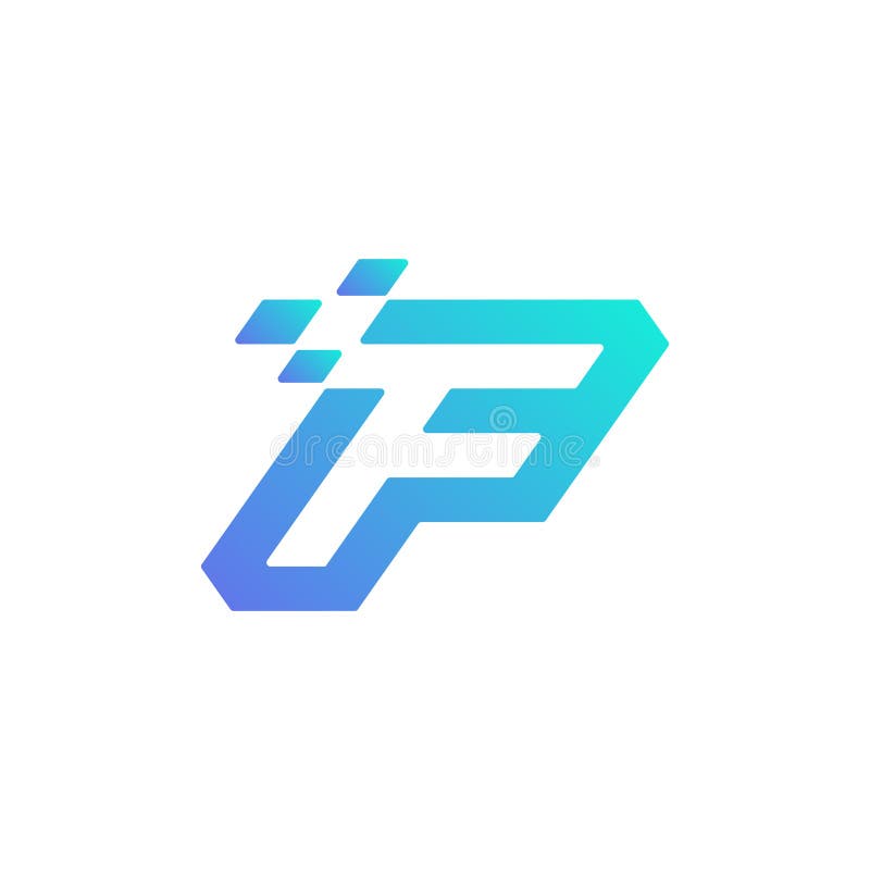 Letter F Digital Logo, Letter F Logo, Initial F Logo, F Logo, Letter F ...