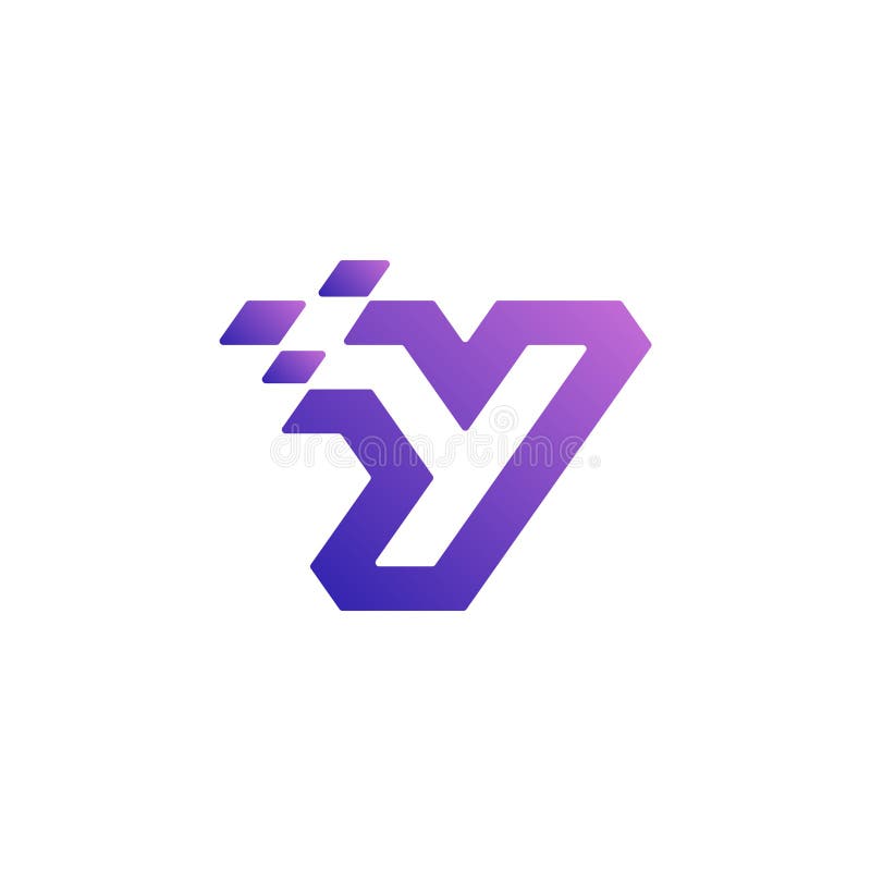 Letter Y Digital Logo, Letter Y Logo, Initial Y Logo, Y Logo, Letter Y ...