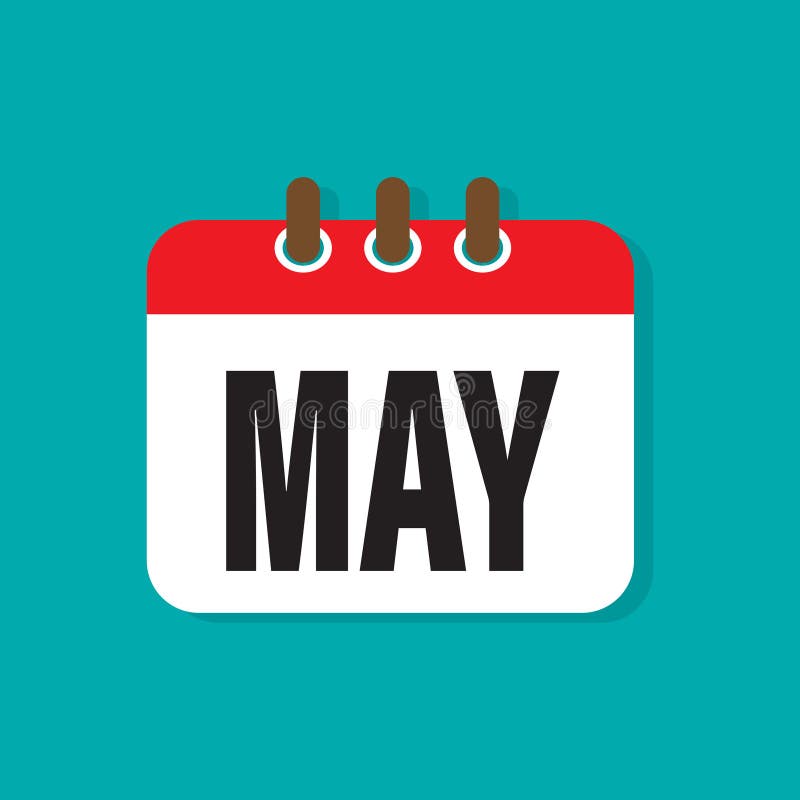 May month sign vector stock vector. Illustration of concept - 270039578