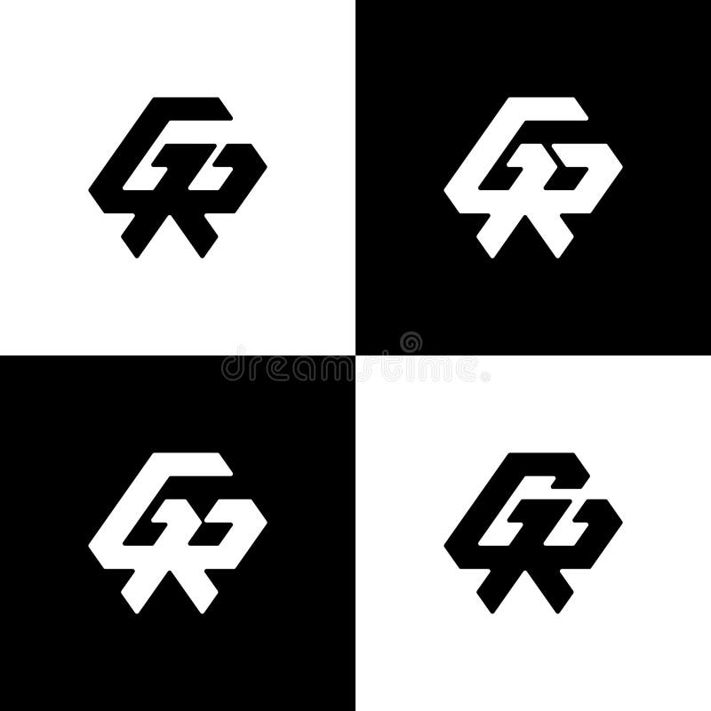GR Logo, GR Monogram, Initial GR Logo, Letter GR Logo, Letter GR Icon ...