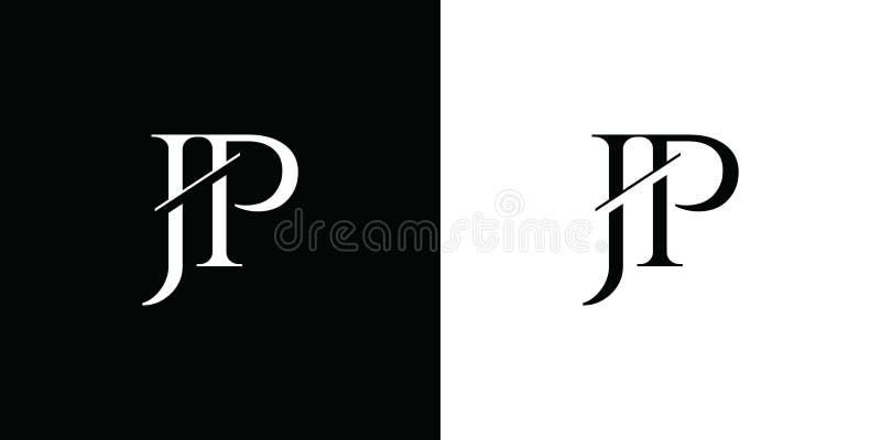 Letter JP Logo, JP Monogram, Initial JP Logo, JP Logo, Letter JP Icon ...